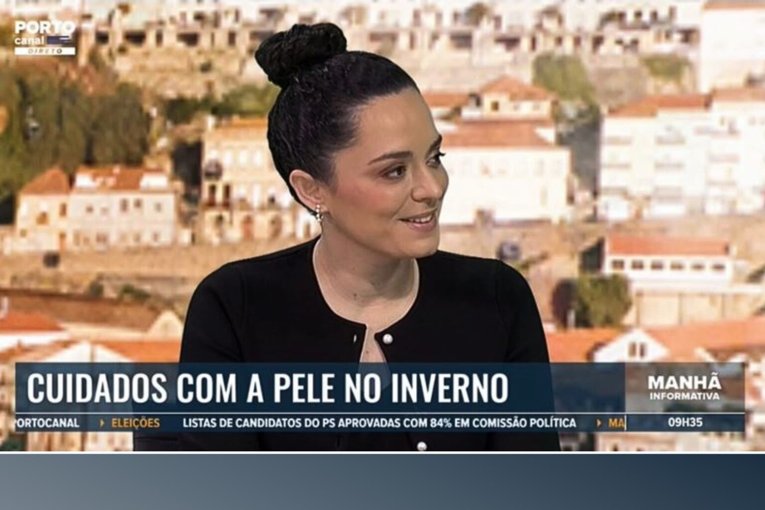 Marta Ribeiro Teixeira em entrevista no programa "Manhãs Informativas" - Clinica Espregueira